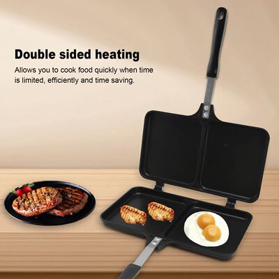 Sandwich Pan Aluminum Alloy Double Sided Anti Stick