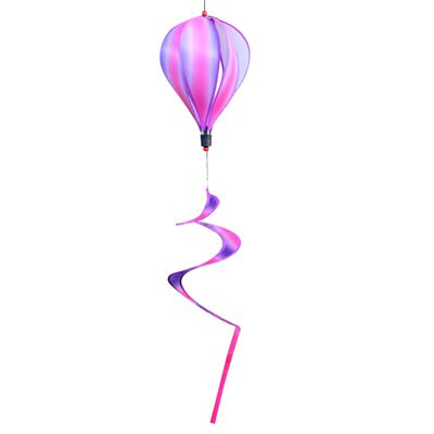 Hot Air Balloon Wind Spinner Rainbow Hanging Wind Twister