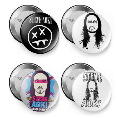 STEVEAOKI徽章图章别针磁冰箱贴