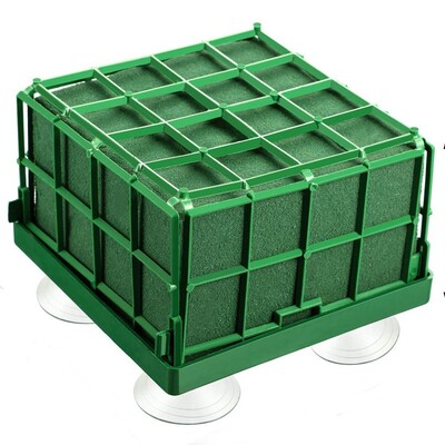 Five claw flower cage foam square flower rack with foam flo