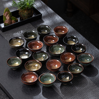 Kiln transformed leaf tea cup, kiln transformed master cup,