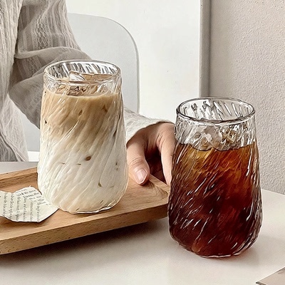 High borosilicate coffee cup for household women, heat-resi