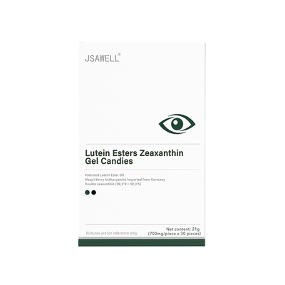 JSAWELL叶黄素酯玉米黄质凝胶糖果21g(700mg/粒*30粒)