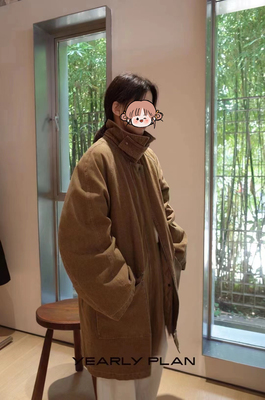 设计师品牌YP复古水洗做旧可拆卸两件套羽绒服女