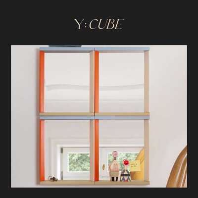 现货Y:CUBE瑞士进口Vitra Colour Frame衣帽间彩色梳妆穿衣镜子