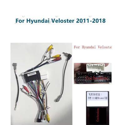 For Hyundai Veloster 2011-2018 安卓屏导航线协议盒