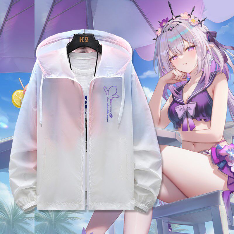 星游戏人物二次元蝴蝶周边衣服薄款夹克防晒衣夏季外套jl