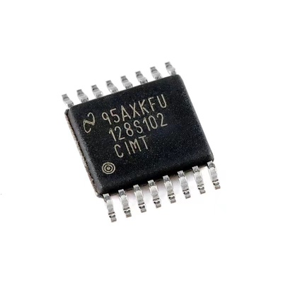 ADC128S102CIMTX/NOPB TSSOP-16 12位模数转换器芯片 全新原装