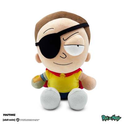 官周包邮Gumo 邪恶莫蒂23cm Evil Morty 瑞克 潮玩娃娃 毛绒玩偶