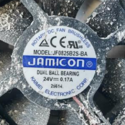 JAMICON凯美8025 JF0825B2SRAR BA 24V 0.17A 电梯变频器散热风扇