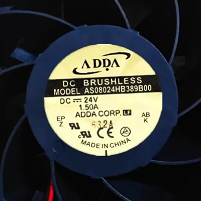 ADDA协禧 AS08024HB389B00 24V 1.5A 8CM 8038 变频器散热风扇