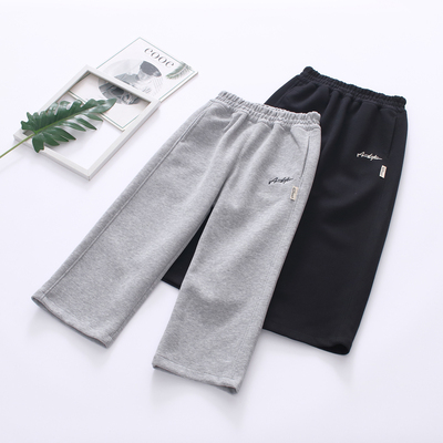 非常小鱼儿童男女同款阔腿裤