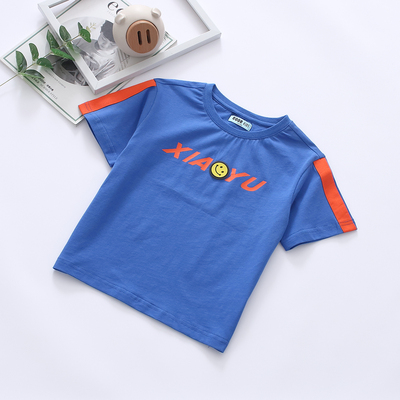 非常小鱼圆领休闲短袖时尚百搭