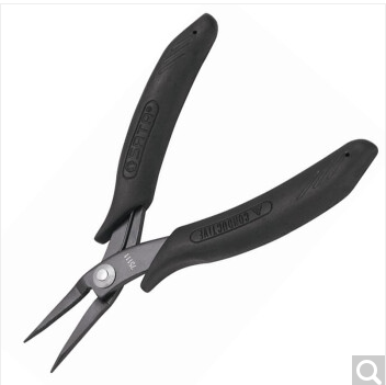 世达防静电手柄尖嘴钳弯嘴钳平口钳5寸无齿钳子75111 75121