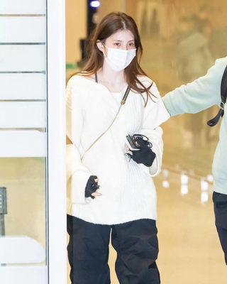 可拆卸袖子毛衣韩素希同款