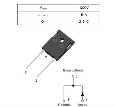 YJ SiC肖特基二极管YJD106506FG1 YJD106506PG1 YJD106520NG1
