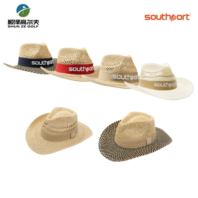 秀仕宝Southport 高尔夫帽子男透气通风舒适有型遮阳帽夏防晒草帽