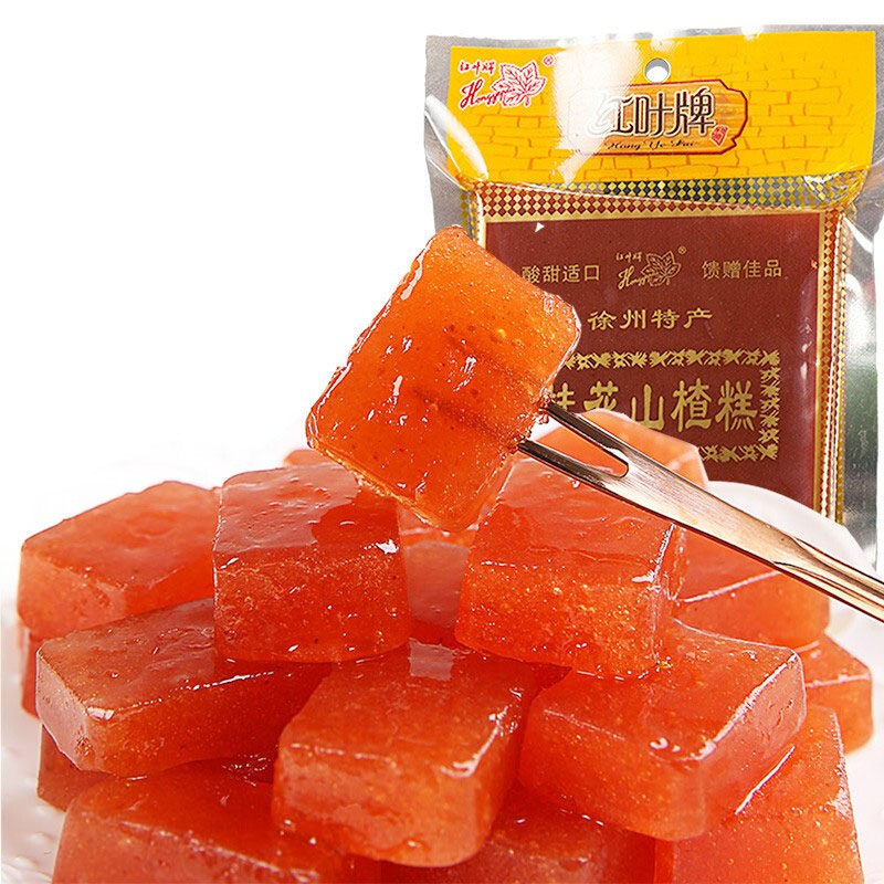 红叶牌 山楂糕300g/袋 8090怀旧 蜜饯红果 小包装老式 徐州特产