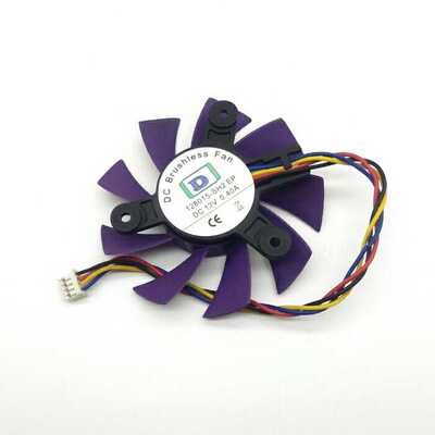 旌宇GTX650小强版GTX460 560温控显卡风扇128015-SH2 EP孔距47mm
