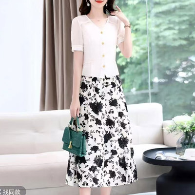 时尚百搭优雅气质两件套1852TZ