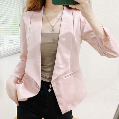 西装外套薄款不规则时尚时尚