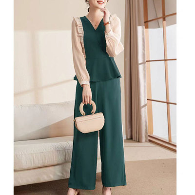 新品气质时尚OL风春秋气质两件套2837TZ