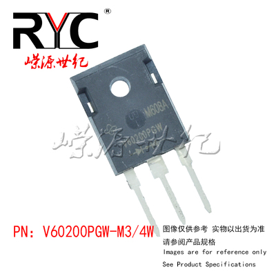 V60200PGW-M3/4W TO-3PW VISHAY 肖特基二极管与整流器60A 200V
