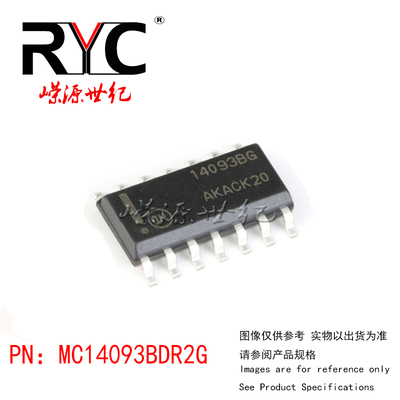 MC14093BDR2G SOIC-14 ON进口原装正品 贴片 IC芯片 逻辑门 3-18V