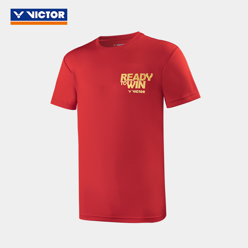 VICTOR/威克多羽毛球服透气男女情侣款T恤团购推荐 T-10086_虎窝淘