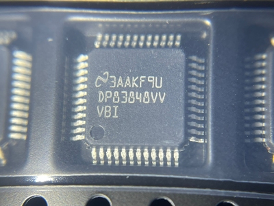 DP83848IVV  原装正品  DP83848IVVX/NOPB  封装 LQFP-48(7x7)