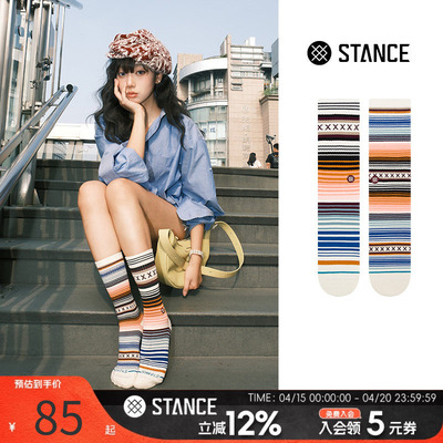 STANCE男女适用2022秋季中筒袜子