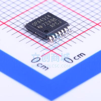 运算放大器 OPA4314AIPWR TSSOP-14 TI 全新原装进口