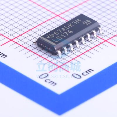 触发器 SN74LS174DR SOIC-16_150mil TI 全新原装进口