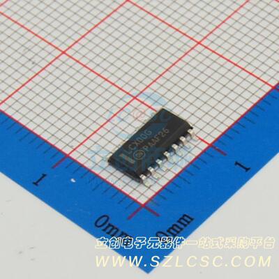 逻辑门 MC74LCX00DG SOIC-14_150mil ON 全新原装进口