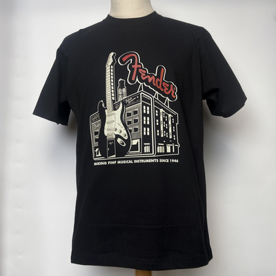 fendertshirtvintage吉他短袖