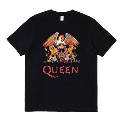 queen皇后乐队纯棉短袖T恤