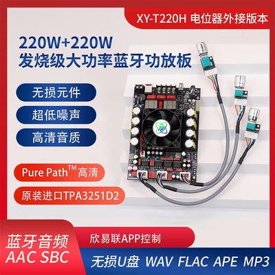 220W*2发烧级无损蓝牙音频