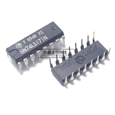 直插 SN74LS171N  74LS171 HD74LS171P DIP-16 触发器 集成块芯片