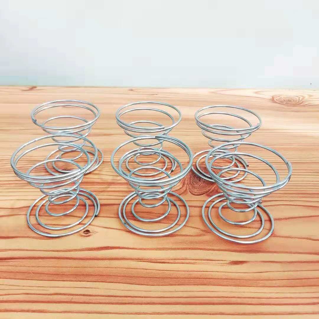 空气凤梨无土植物不锈钢弹簧底座 上下两用