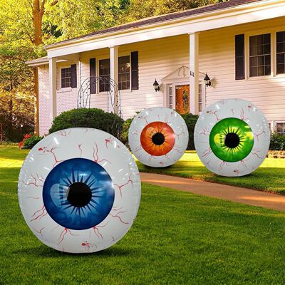 Halloween Inflatables Eyeball Decorations  Bloodshot Eyeball