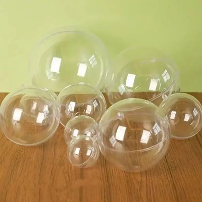 Transparent Plastic Acrylic Christmas Ball 7-16CM Fillable O