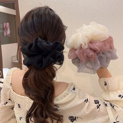 Large Mesh Hair Rope for Women Simple and Fashiona  Does Not