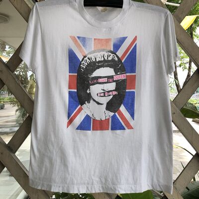 性手枪摇滚乐队复古短袖T恤