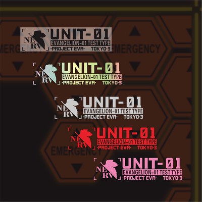 新世纪福音战士UNIT-01装饰贴