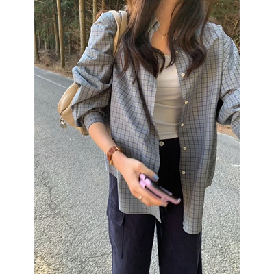 pretty young thing㊣韩国直邮实拍女装新品休闲推荐衬衫