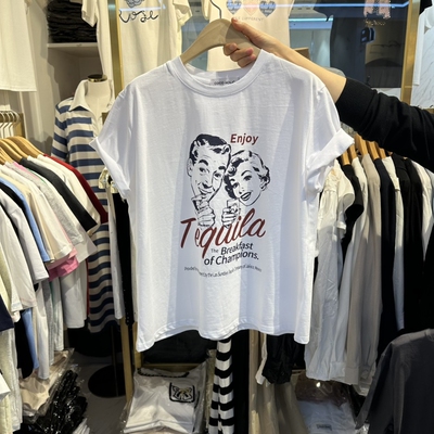 COCO HOLIC㊣韩国东大门直邮女装新款推荐时尚26春夏休闲T恤