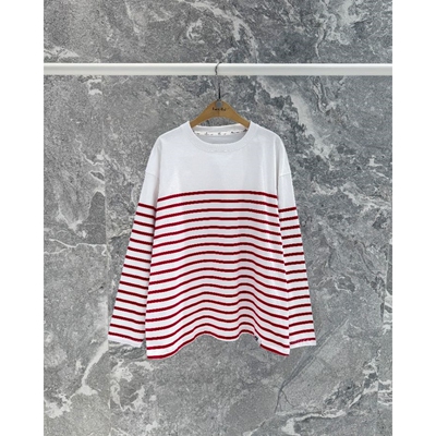 ROOKIE BUD-P韩国直邮㊣女装新品时尚热卖推荐长袖T恤条纹