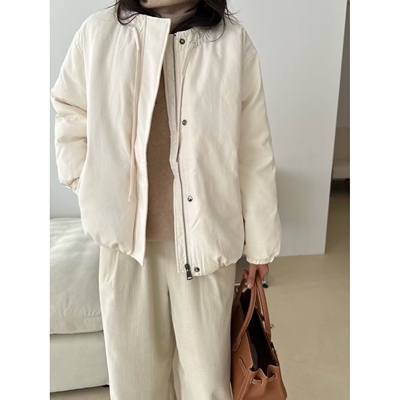 KIND-ot韩国代购㊣女装新品推荐真品25秋冬热卖短款棉服填充