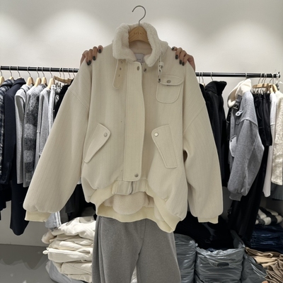 BEENS韩国代购㊣女士新款25秋冬时尚休闲真品热卖夹克不加棉