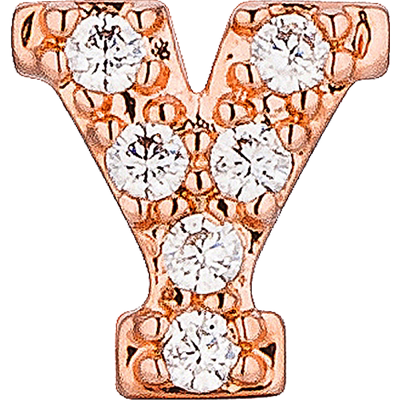 glamever字母耳钉女轻奢小众